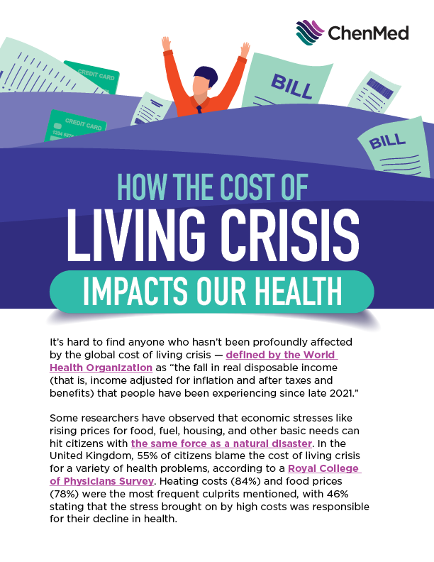 How the Cost of Living Crisis Impacts Our Health
